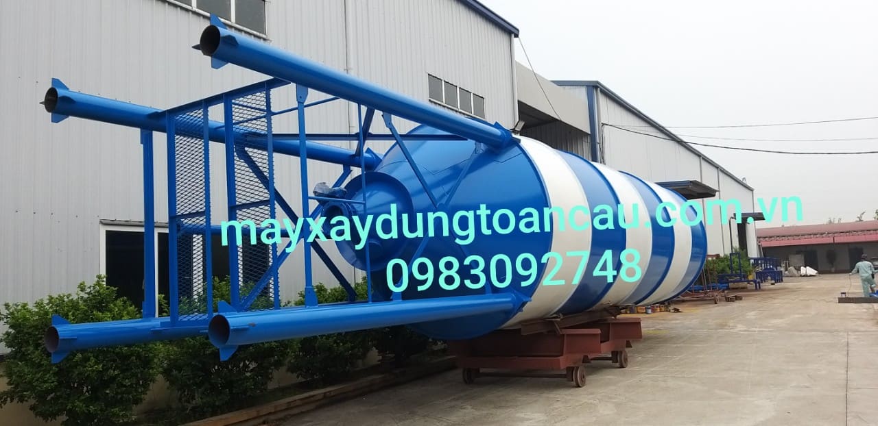 Silo xi măng 45 tấn - 60 tấn - 80 tấn, thiết kế đẹp, chắc chắn,